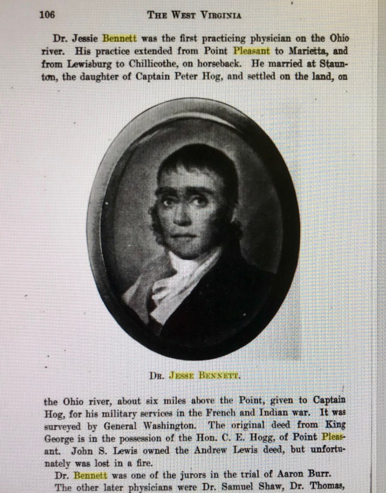 Historical Marker: Dr Jesse Bennett – Thoughts and Ponderances