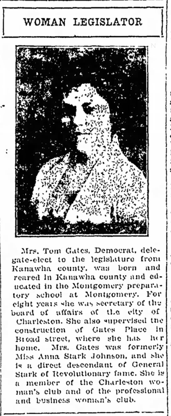 Women In History: Anna Johnson Gates – Thoughts and Ponderances